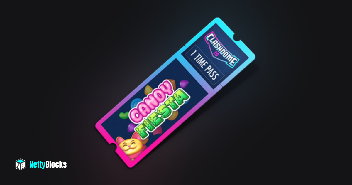 One Time Pass - CANDY FIESTA | NeftyBlocks | The #1 Trade to Earn NFT ...