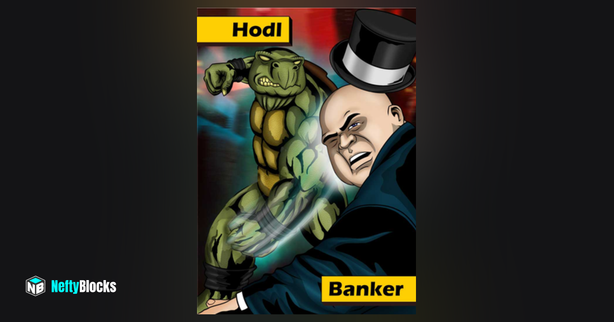 Hodl+Banker #12741 | NeftyBlocks | The #1 Trade to Earn NFT Marketplace ...