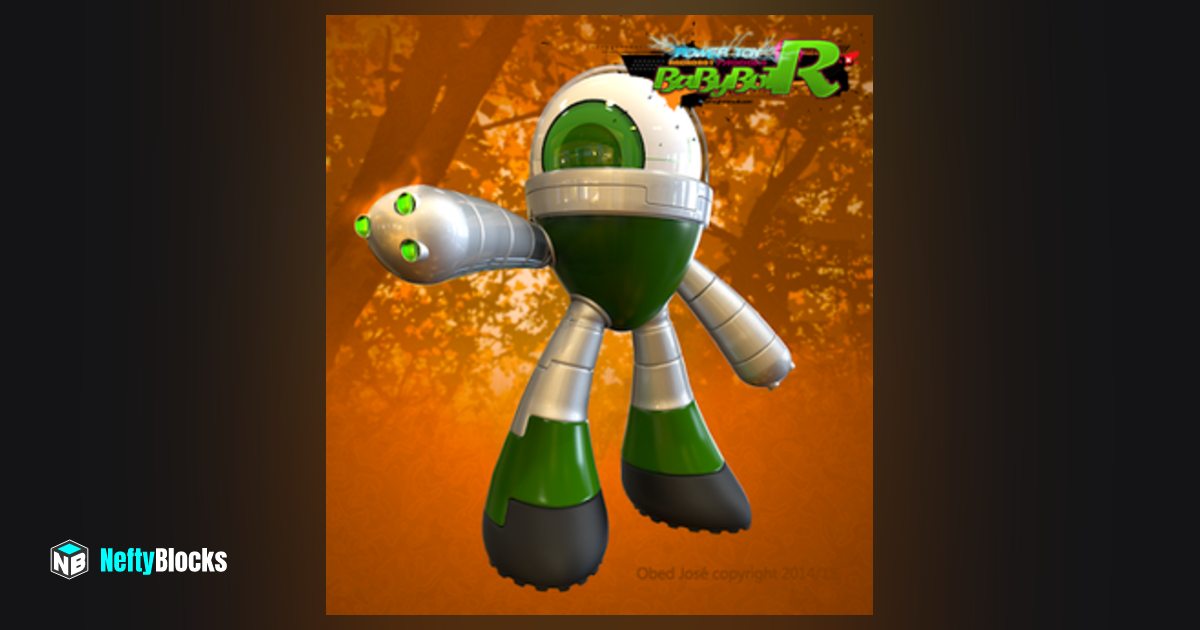 B-Bot Power Toy Rx #346 | NeftyBlocks | The #1 Trade to Earn NFT ...