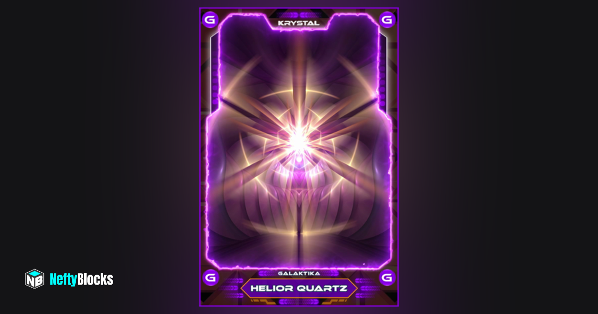 HELIOR QUARTZ #576 | NeftyBlocks | The #1 Trade to Earn NFT Marketplace ...