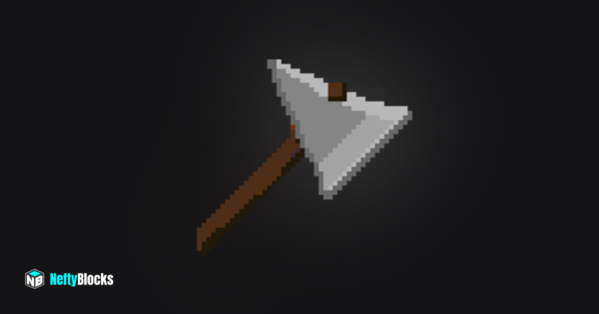 axe #37 | NeftyBlocks | The #1 Trade to Earn NFT Marketplace on WAX