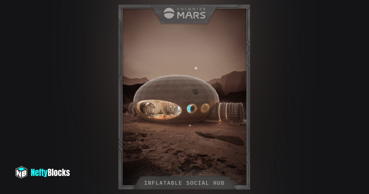 Inflatable Social Hub #1827 | NeftyBlocks | The #1 Trade to Earn NFT ...