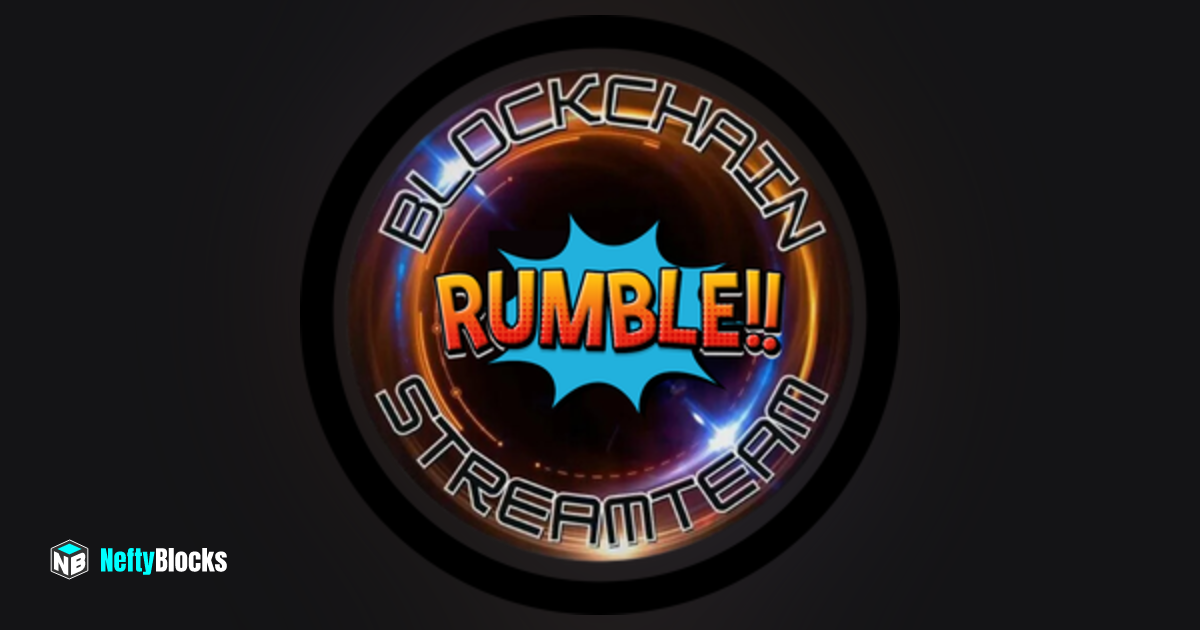 Blockchain Stream Team Rumble token NTT! #150 | NeftyBlocks | The #1 ...