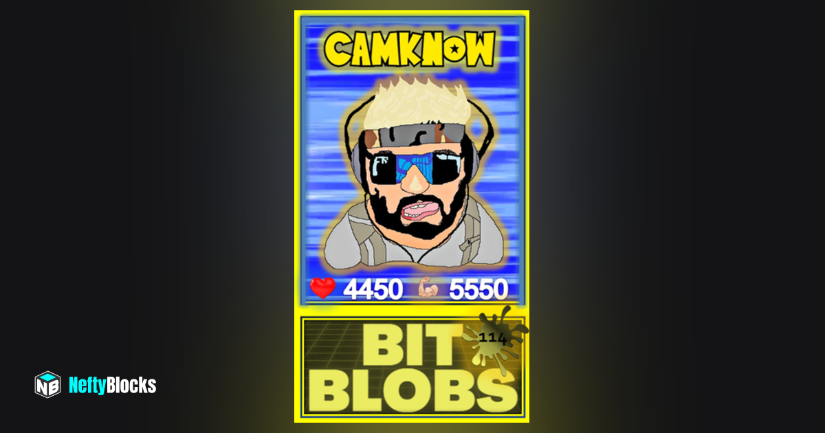Camknow - Bit Blobs Super #12 | NeftyBlocks | The #1 Trade to Earn NFT Marketplace on WAX