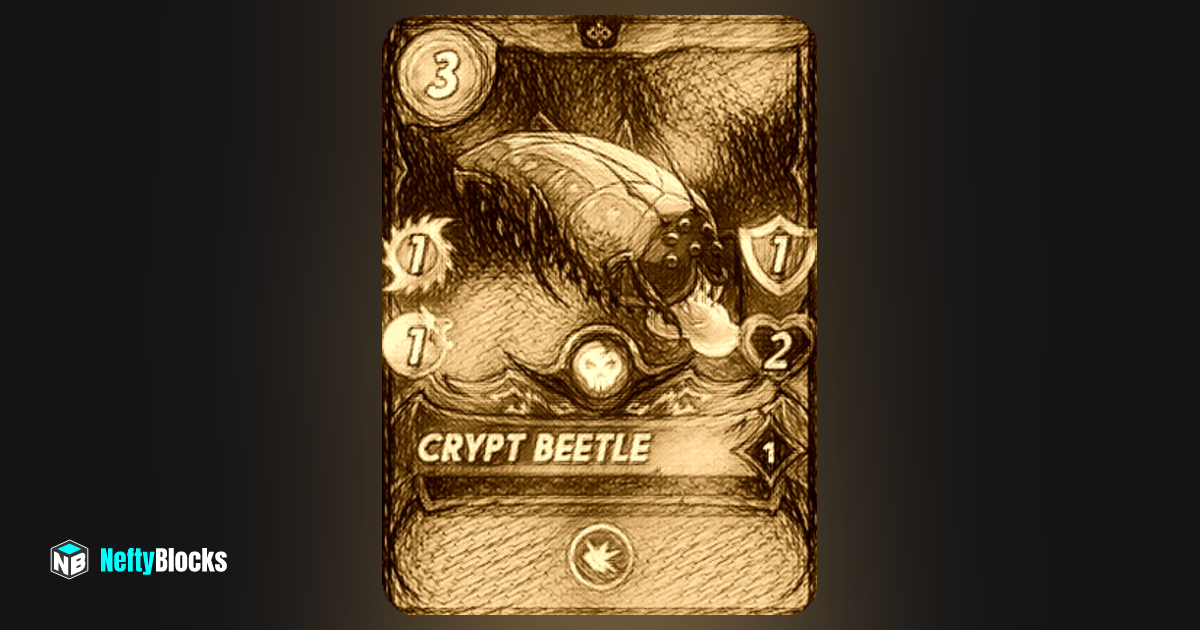 CRYPT BEETLE #506 | NeftyBlocks | The #1 Trade to Earn NFT Marketplace ...