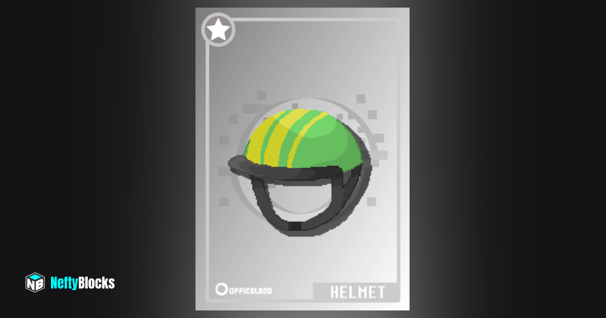 Helmet #240 | NeftyBlocks | The #1 Trade to Earn NFT Marketplace on WAX