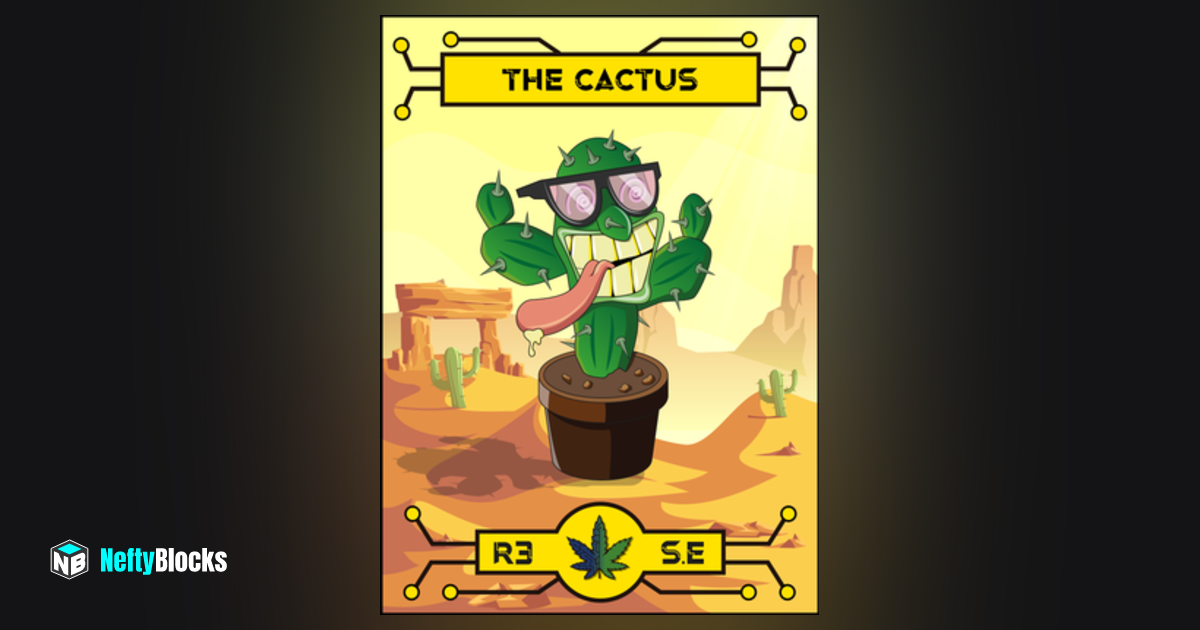 The Cactus #42 | NeftyBlocks | The #1 Trade to Earn NFT Marketplace on WAX