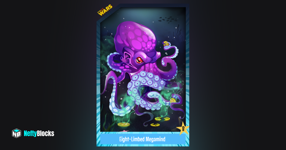 Eight-Limbed Megamind #654 | NeftyBlocks | The #1 Trade to Earn NFT ...