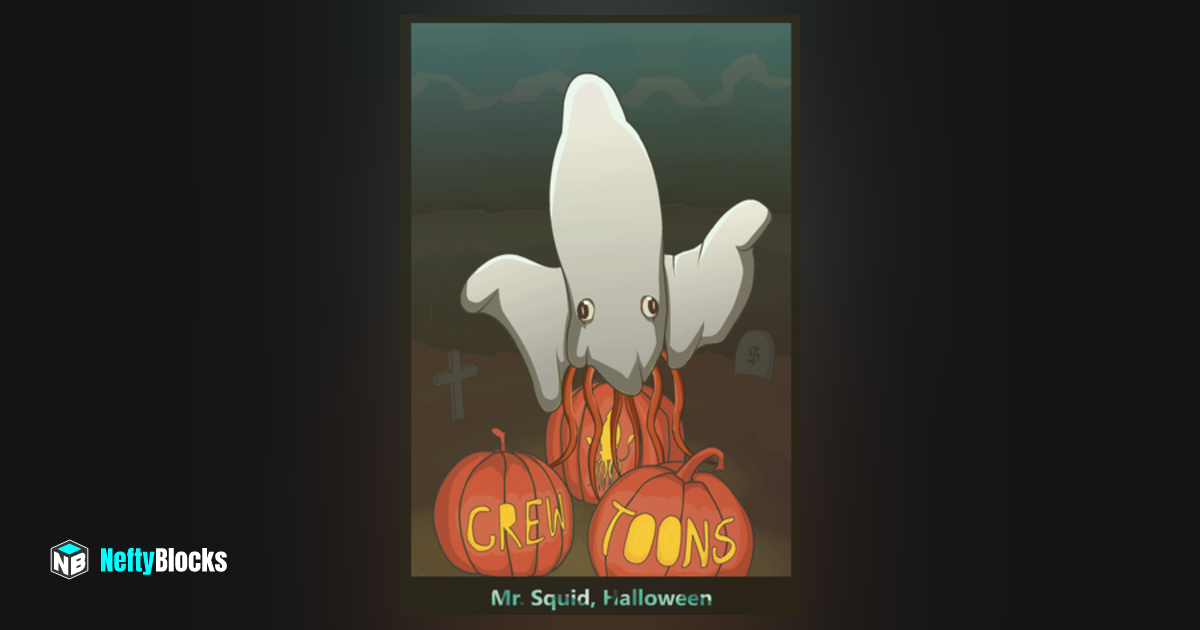 Spooky Mr. Squid #1 | NeftyBlocks | The #1 Trade to Earn NFT ...