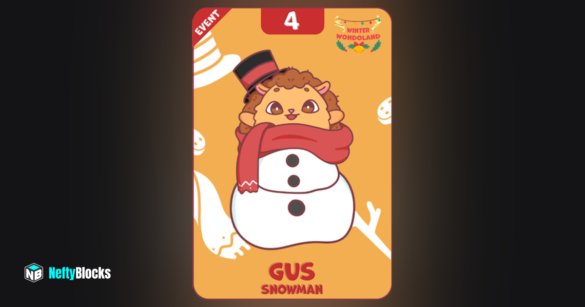 Gus - Snowman #888 | NeftyBlocks | The #1 Trade to Earn NFT Marketplace ...
