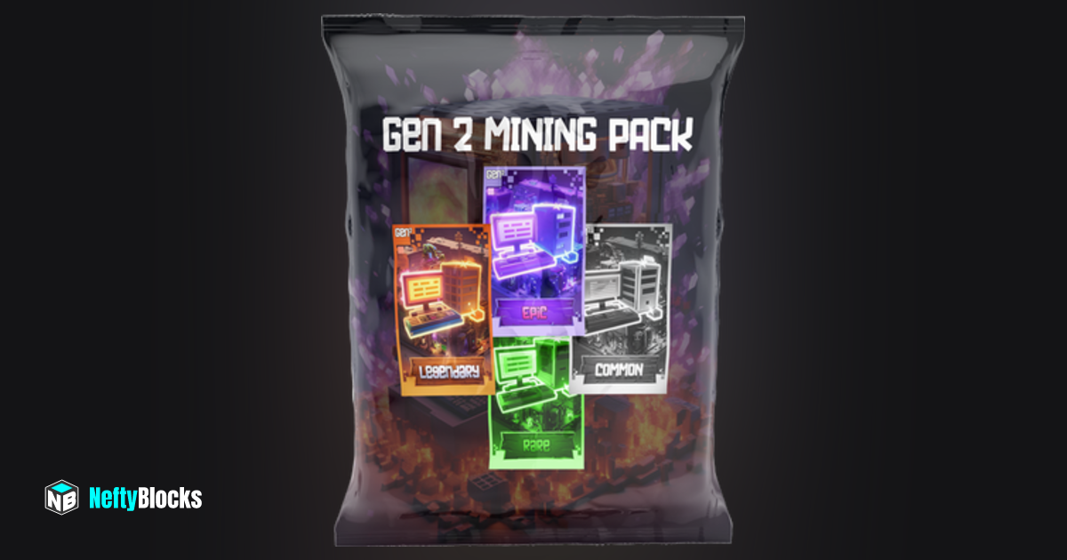 Gen2 Mining Pack | NeftyBlocks | The #1 Trade to Earn NFT Marketplace ...