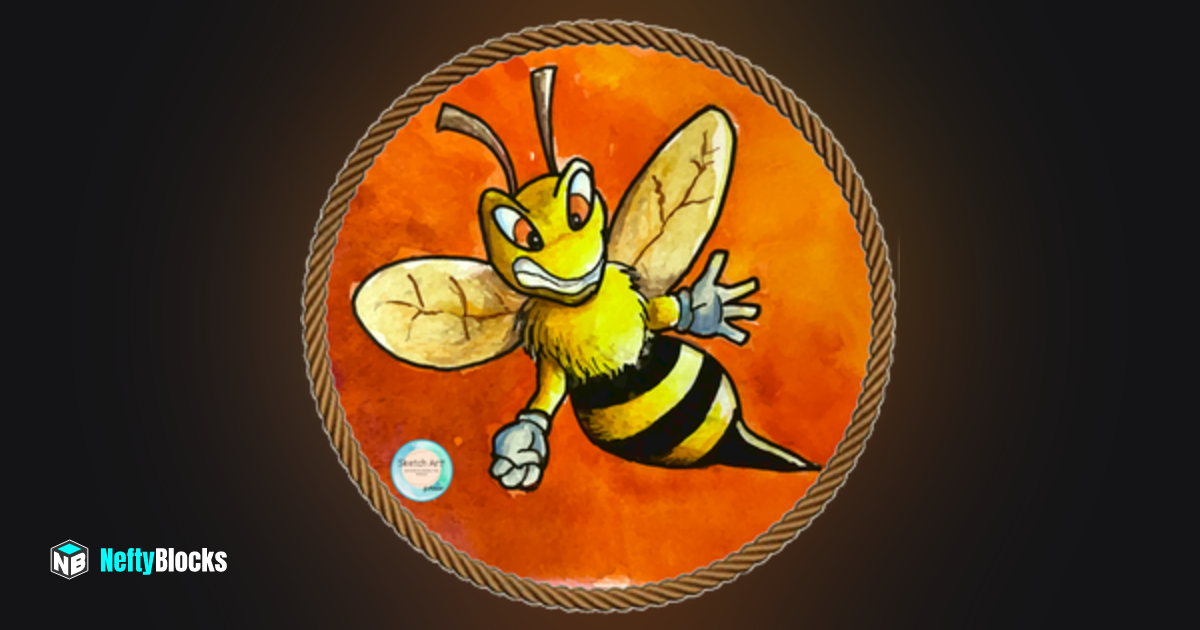 Bee #75 | NeftyBlocks | The #1 Trade to Earn NFT Marketplace on WAX