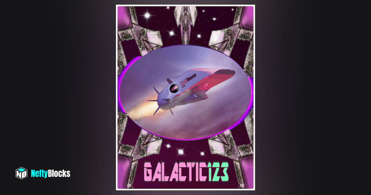 SSN Sublimer - Model 001 - Galactic123 | NeftyBlocks | The #1 Trade to Earn NFT Marketplace on WAX