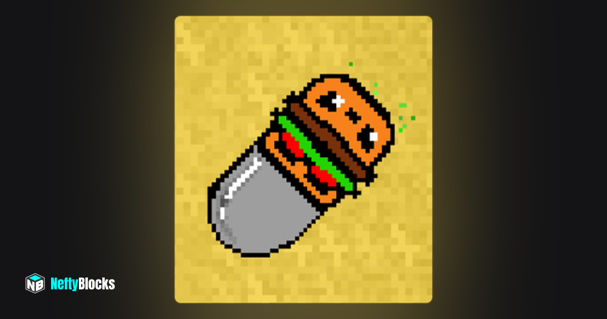 Burger Pill | NeftyBlocks | The #1 Trade to Earn NFT Marketplace on WAX