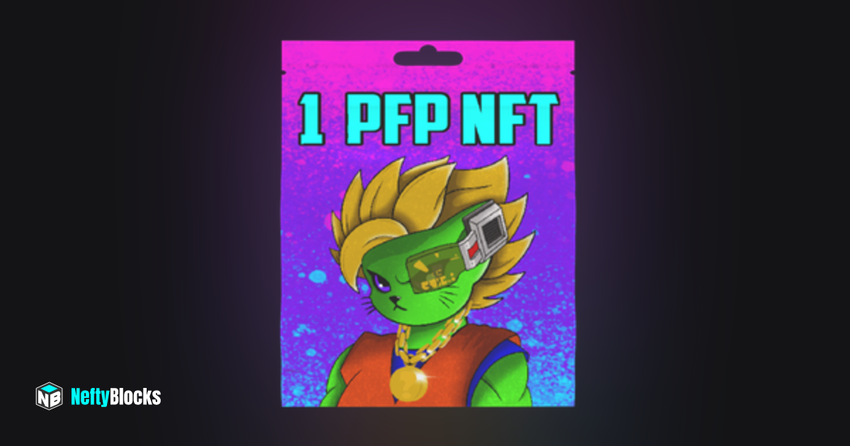 Kitty Ball Z 1 PFP Pack #1284 | NeftyBlocks | The #1 Trade to Earn NFT ...