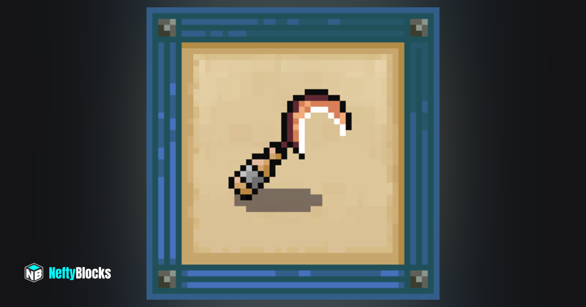 Copper Sickle #76 | NeftyBlocks | The #1 Trade to Earn NFT Marketplace ...