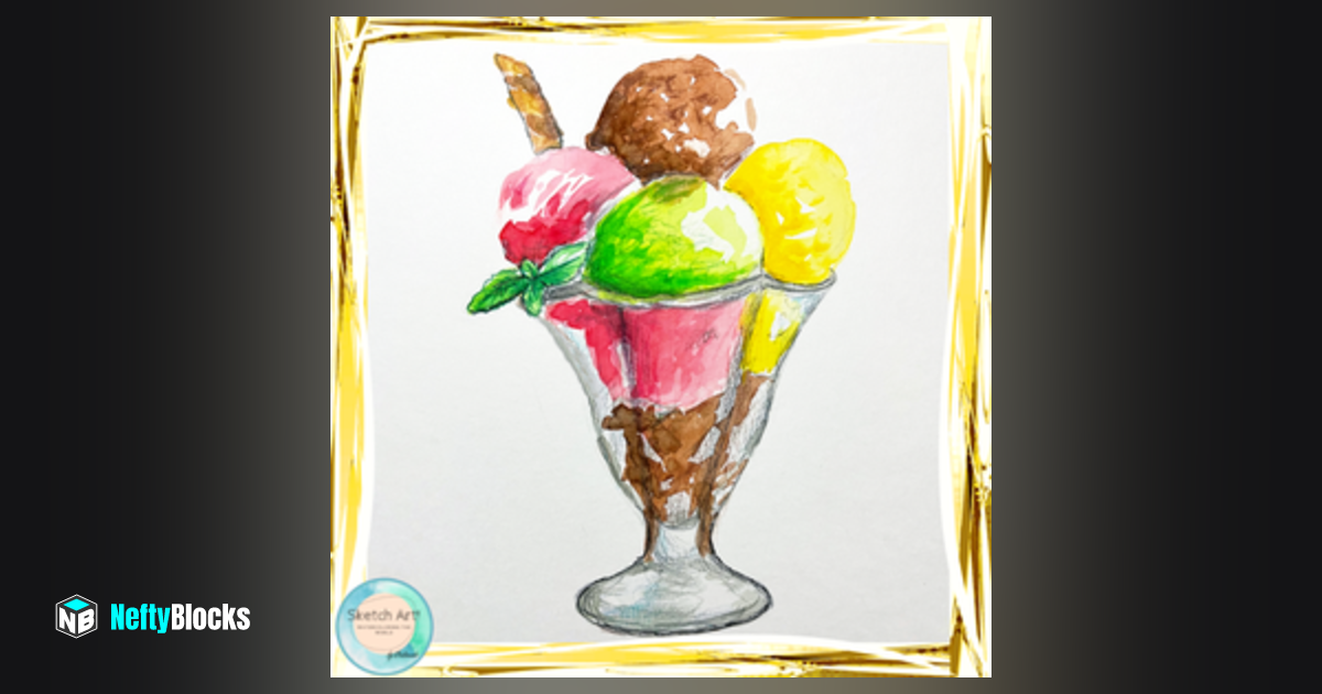 Ice cream #14 | NeftyBlocks | The #1 Trade to Earn NFT Marketplace on WAX