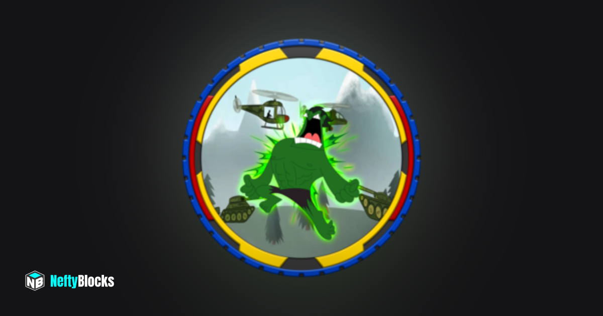Hulk #541 | NeftyBlocks | The #1 Trade to Earn NFT Marketplace on WAX