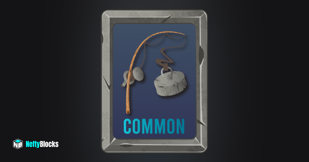 Fishing Rod I (STEEL) | NeftyBlocks | The #1 Trade to Earn NFT ...