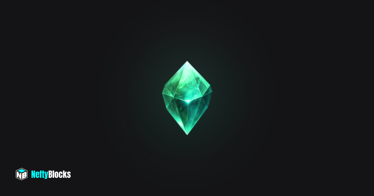 Chipped Emerald | NeftyBlocks | The #1 Trade to Earn NFT Marketplace on WAX