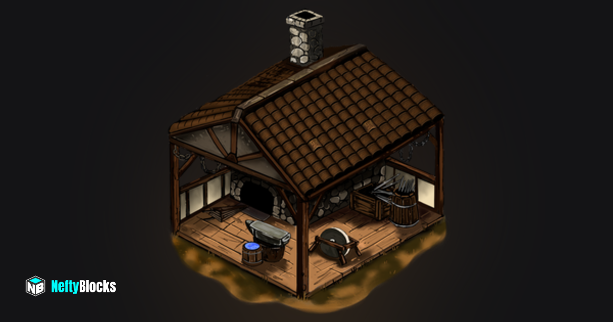Blacksmith's House #15 | NeftyBlocks | The #1 Trade to Earn NFT Marketplace on WAX