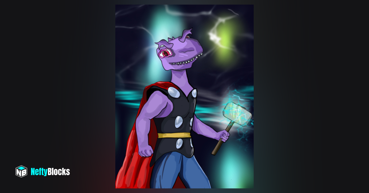 Thor Dino | NeftyBlocks | The #1 Trade to Earn NFT Marketplace on WAX