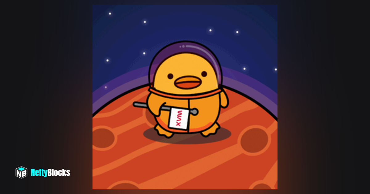 Astro Quack #49 | NeftyBlocks | The #1 Trade to Earn NFT Marketplace on WAX