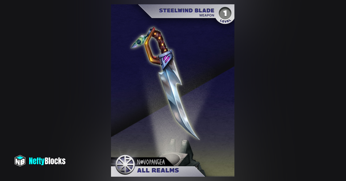 Steelwind Blade #258 | NeftyBlocks | The #1 Trade to Earn NFT ...