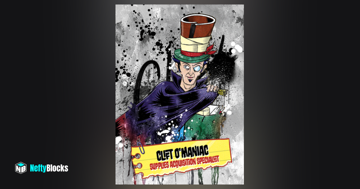 Clift O'Maniac - Rare #364 | NeftyBlocks | The #1 Trade to Earn NFT ...