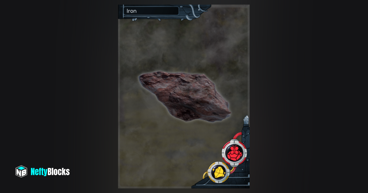 Iron Ore #48525 | NeftyBlocks | The #1 Trade to Earn NFT Marketplace on WAX