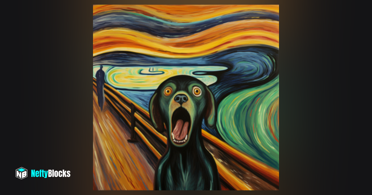 Rare Doggo Rug Masterpiece #4: The Scream | NeftyBlocks | The #1 Trade ...
