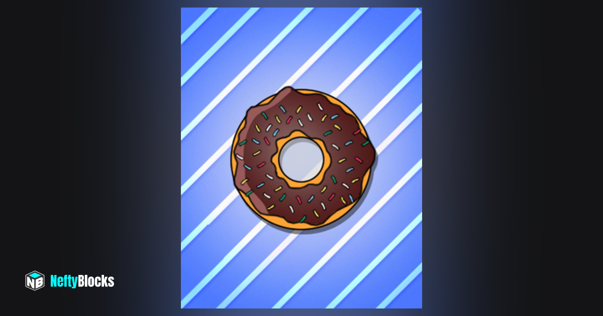 Donut #22 | NeftyBlocks | The #1 Trade to Earn NFT Marketplace on WAX
