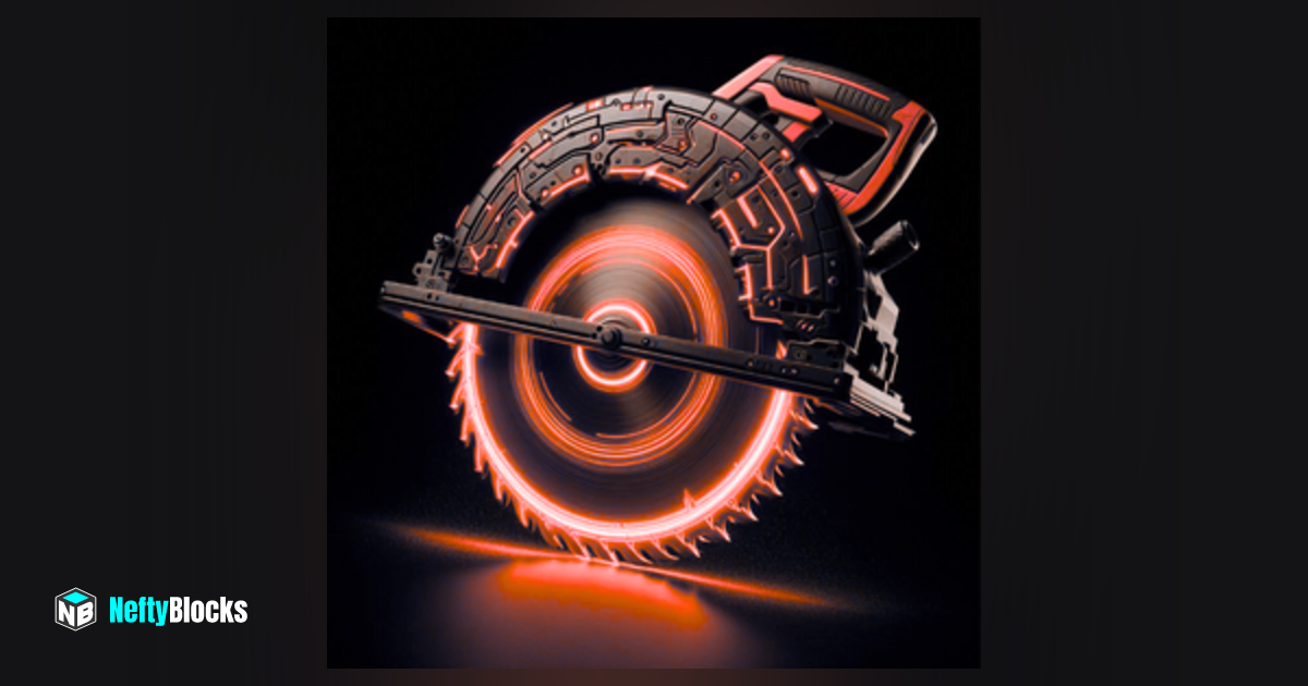 Mythic Power Saw | NeftyBlocks | The #1 Trade to Earn NFT Marketplace ...