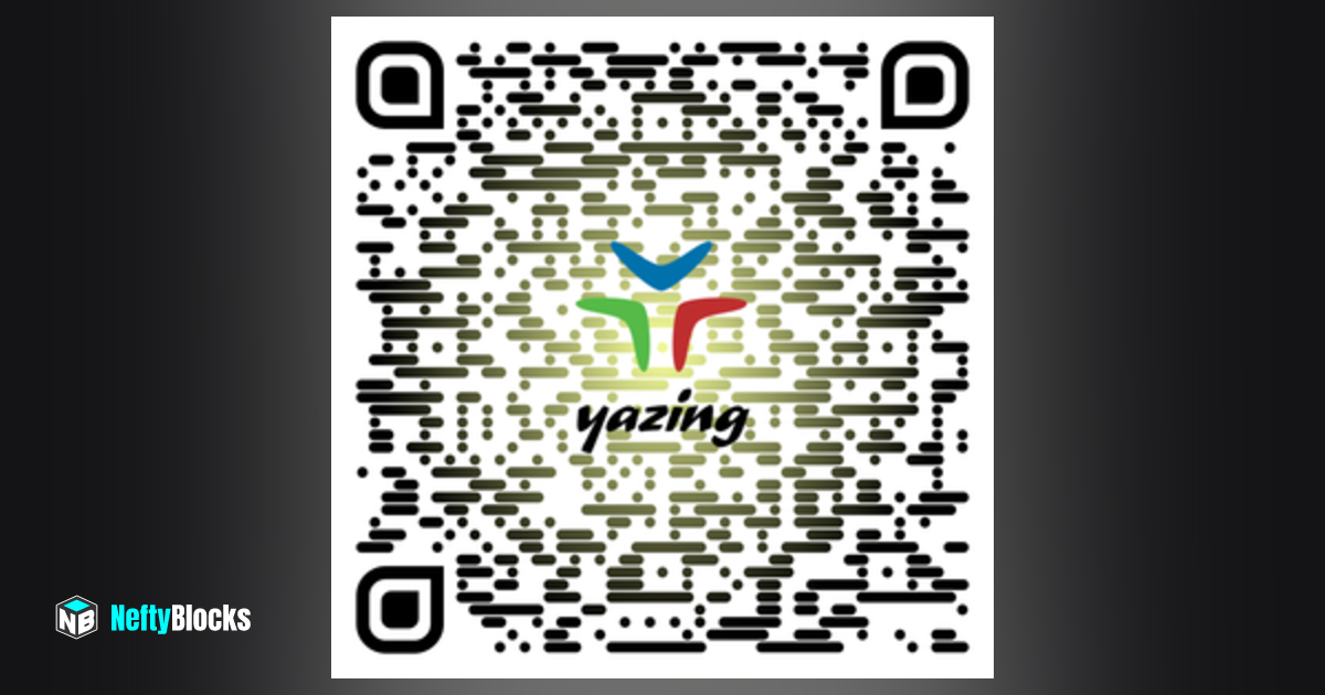 Yazing QR Code | NeftyBlocks | The #1 Trade to Earn NFT Marketplace on WAX