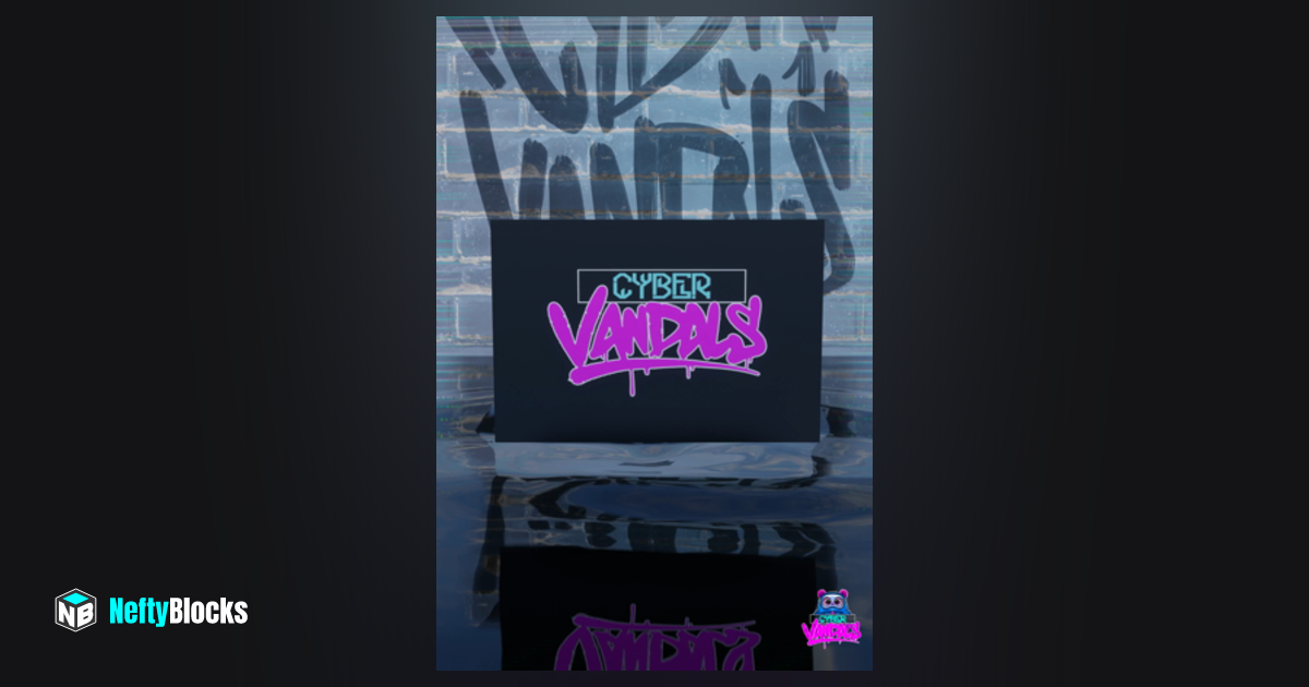 CYBER STARS X SHOE X CYBER VANDALS #187 | NeftyBlocks | The #1 Trade to Earn NFT Marketplace on WAX