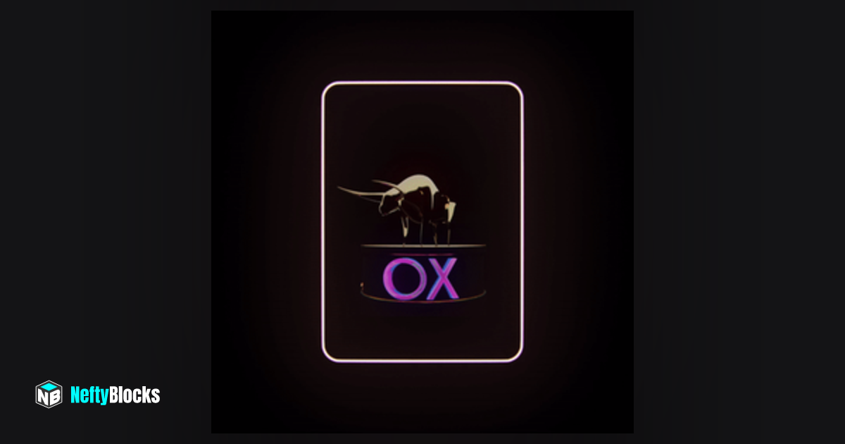 "OX Card" #775 | NeftyBlocks | The #1 Trade to Earn NFT Marketplace on WAX