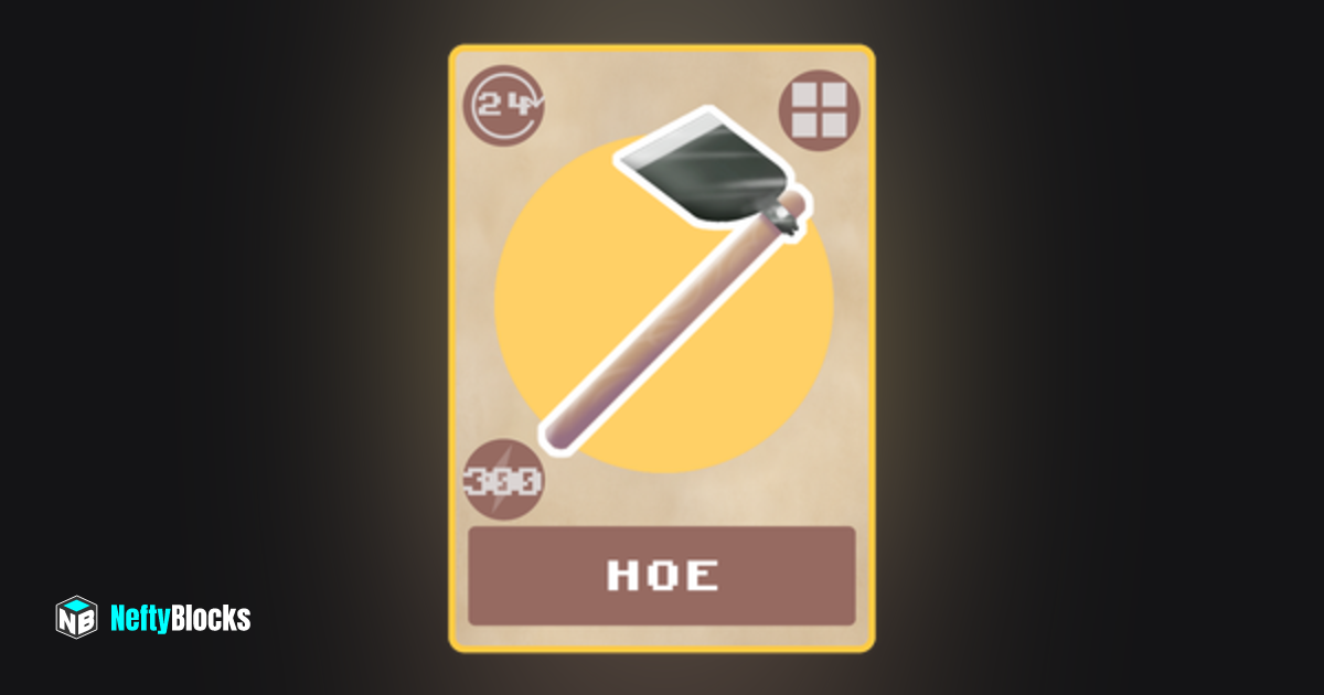 Golden Hoe #5 | NeftyBlocks | The #1 Trade to Earn NFT Marketplace on WAX