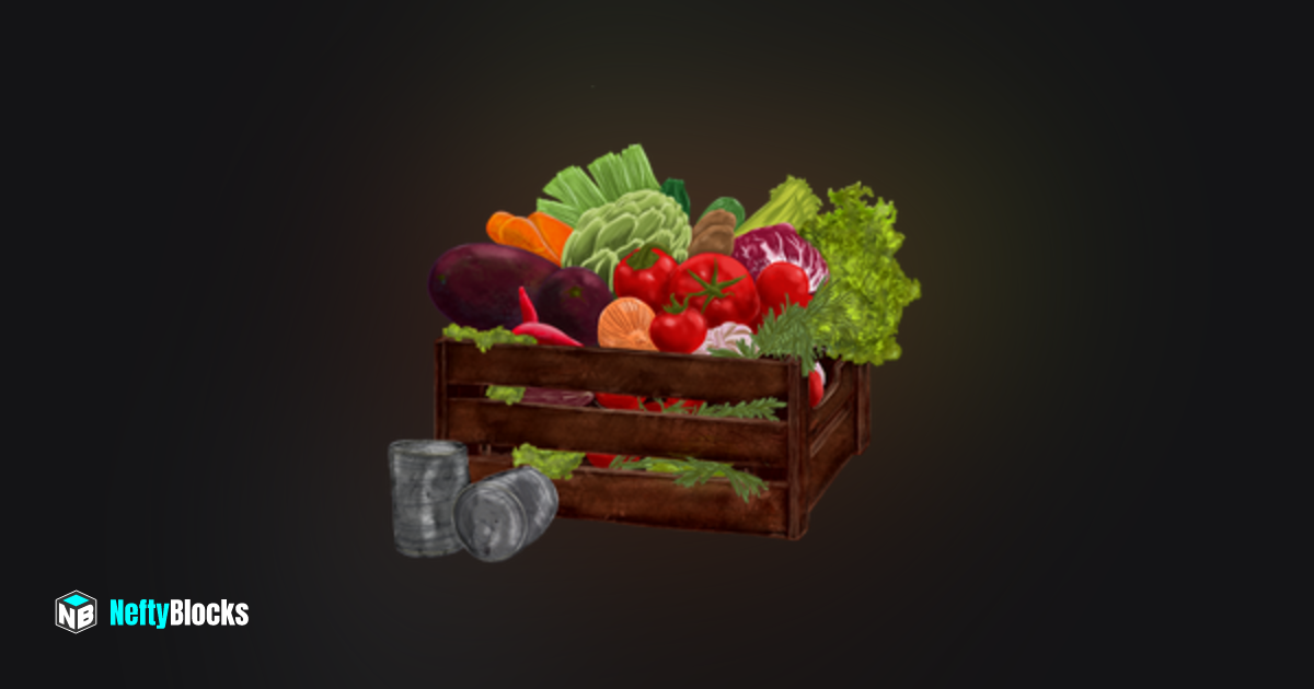 Medium Food Crate #26395 | NeftyBlocks | The #1 Trade to Earn NFT ...