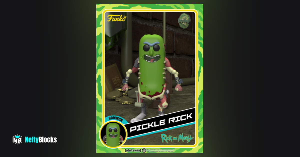 Pickle Rick #7186 | NeftyBlocks | The #1 Trade to Earn NFT Marketplace ...