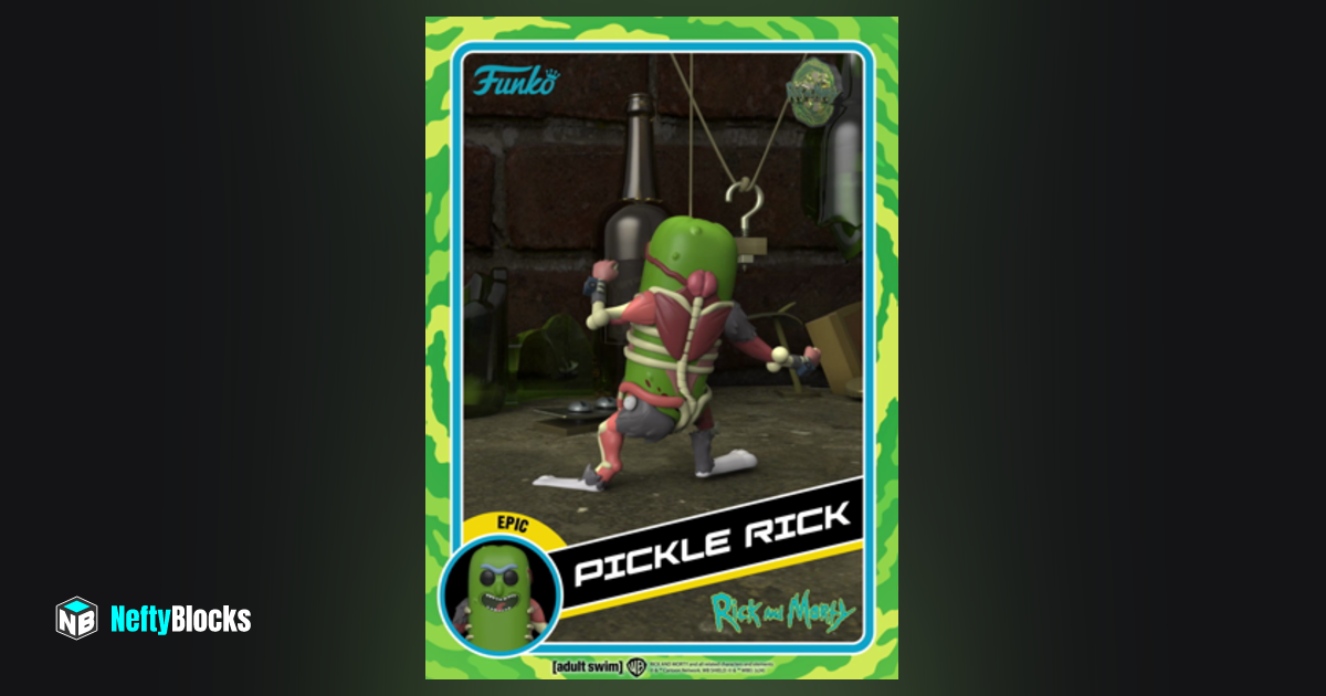 Pickle Rick #634 | NeftyBlocks | The #1 Trade to Earn NFT Marketplace ...