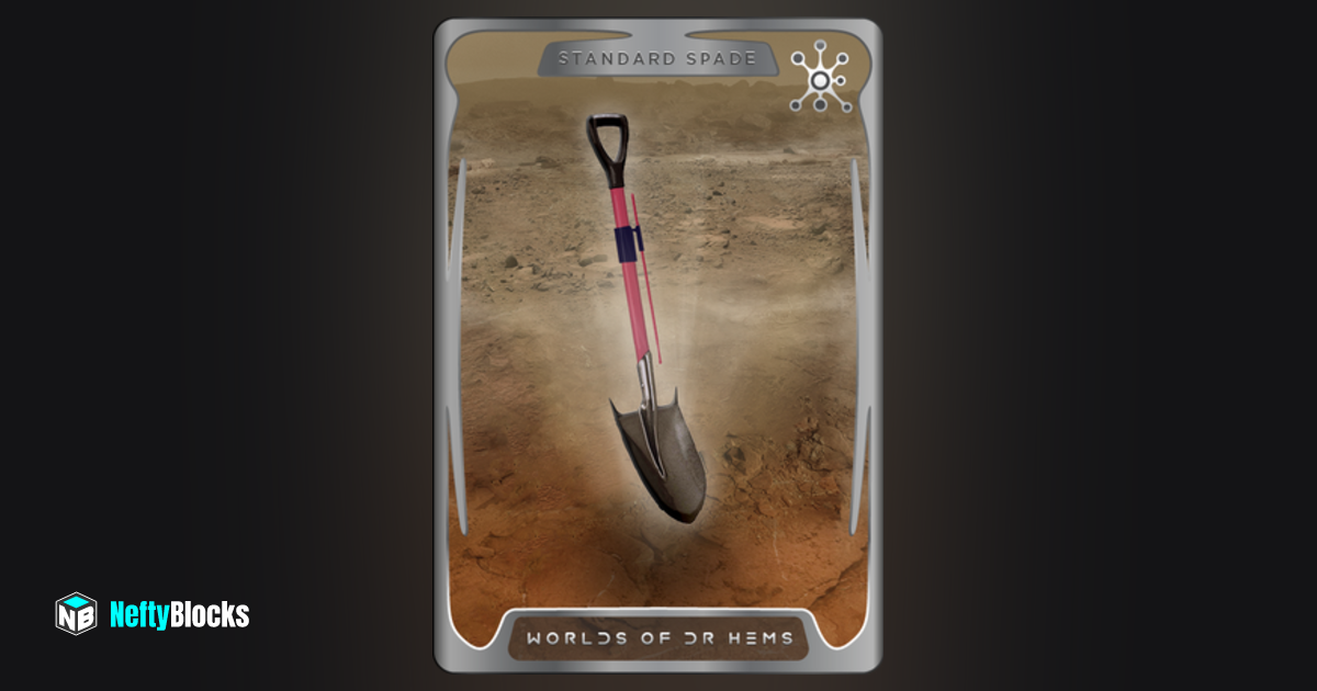 Standard Spade #645 | NeftyBlocks | The #1 Trade to Earn NFT ...