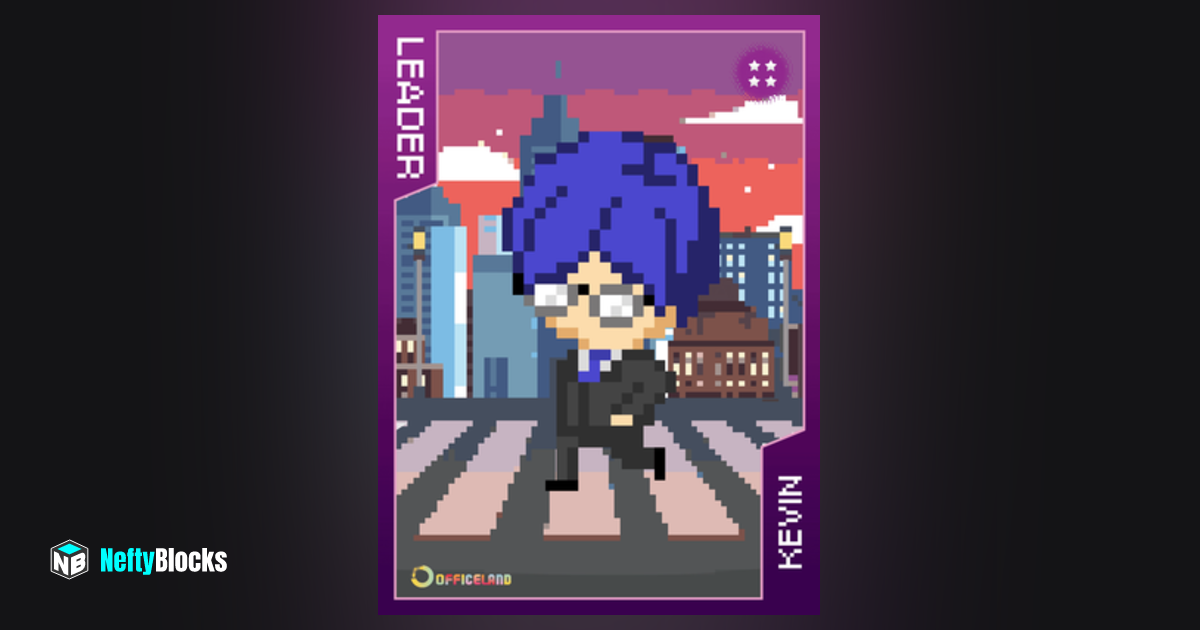 Kevin #448 | NeftyBlocks | The #1 Trade to Earn NFT Marketplace on WAX