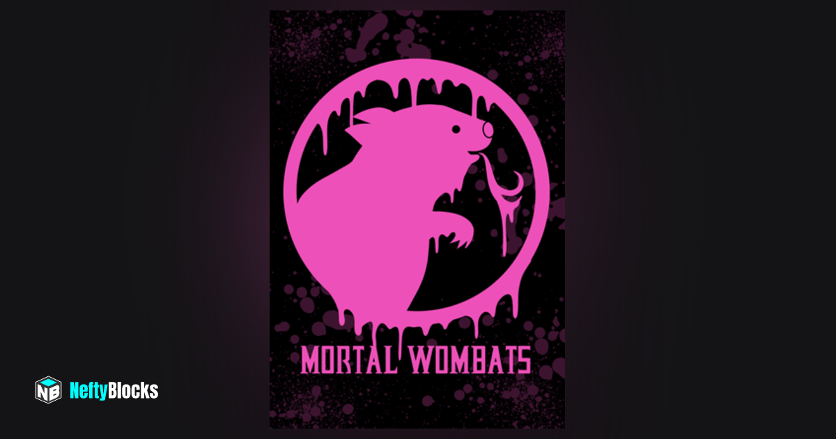 Mortal Wombats Logo | NeftyBlocks | The #1 Trade to Earn NFT ...