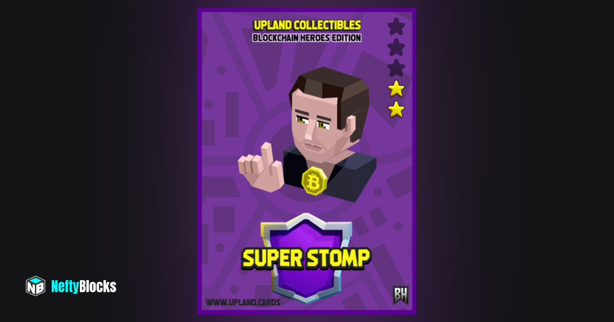 Super Stomp #224 | NeftyBlocks | The #1 Trade to Earn NFT Marketplace ...