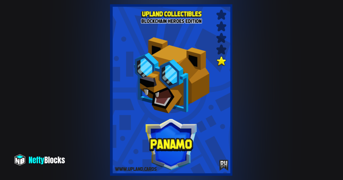 Panamo #841 | NeftyBlocks | The #1 Trade to Earn NFT Marketplace on WAX
