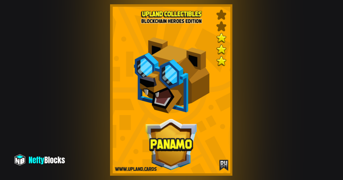 Panamo #87 | NeftyBlocks | The #1 Trade to Earn NFT Marketplace on WAX