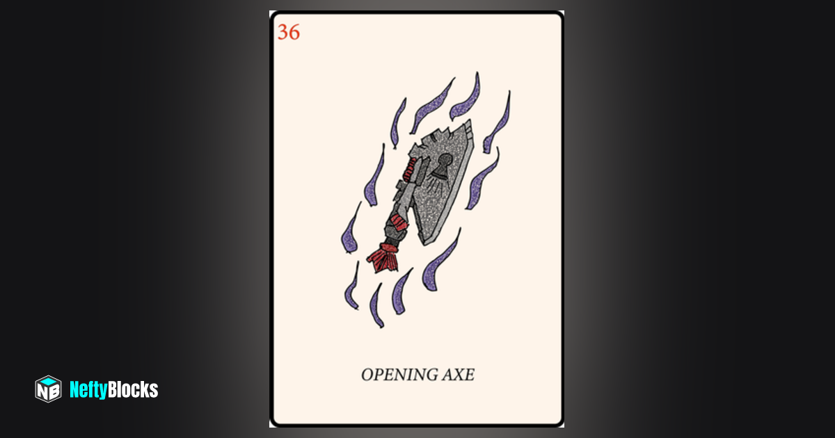 opening axe #2 | NeftyBlocks | The #1 Trade to Earn NFT Marketplace on WAX