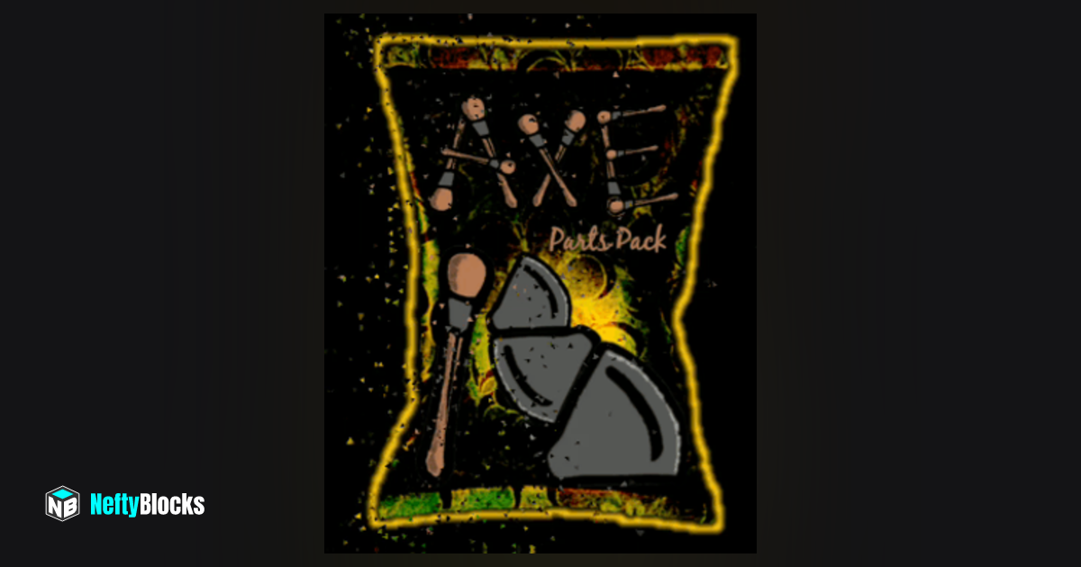 AXE PARTS PACK #2036 | NeftyBlocks | The #1 Trade to Earn NFT ...