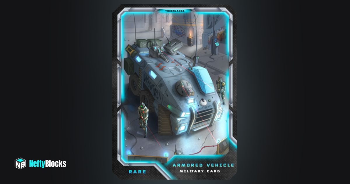 Armored vehicle #227 | NeftyBlocks | The #1 Trade to Earn NFT ...
