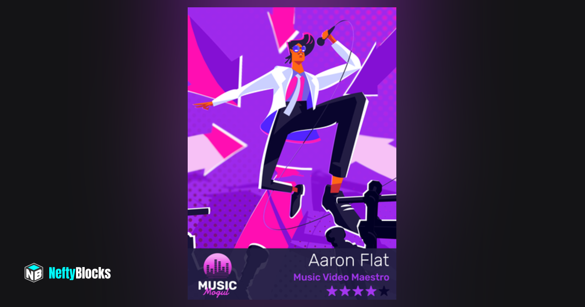 Aaron Flat #49 | NeftyBlocks | The #1 Trade to Earn NFT Marketplace on WAX